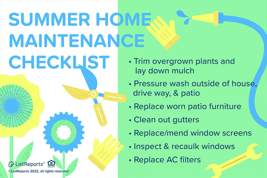 Summer home maintenance tips | Christine Luisi-Shwartz